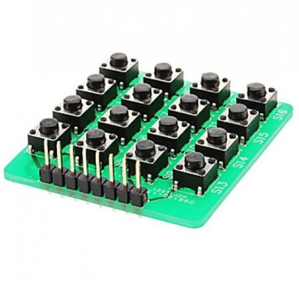 Matrix Keypad 4x4 Module 16 Button For Mcu Or Arduino 1924